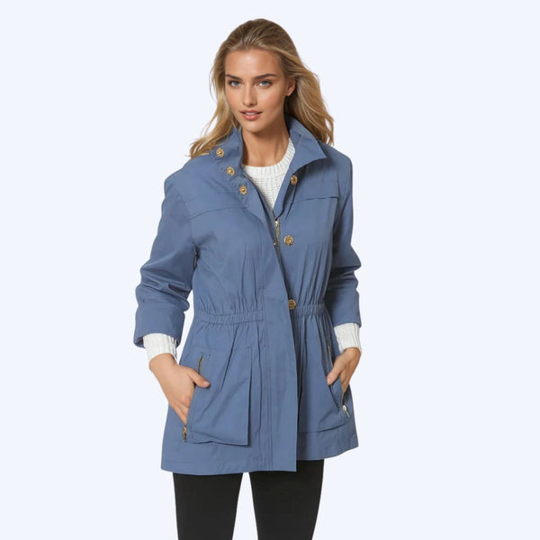 French Blue Anorak Jacket - Kristin Chase